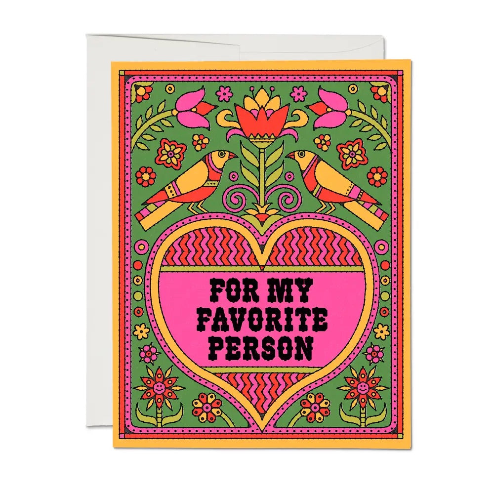 Favorite Person Card – A Maker's Post